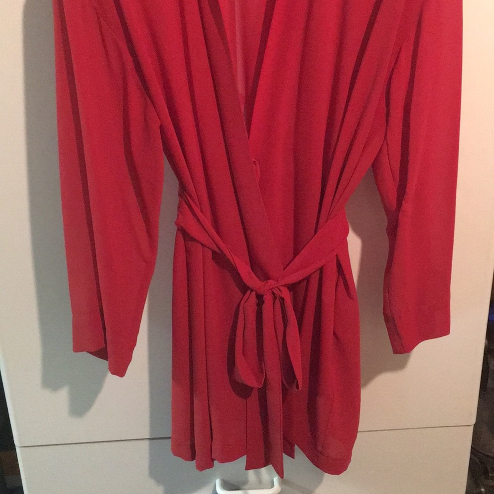 Victoria’s Secret Sheer Robe With Attached Belt - Gem